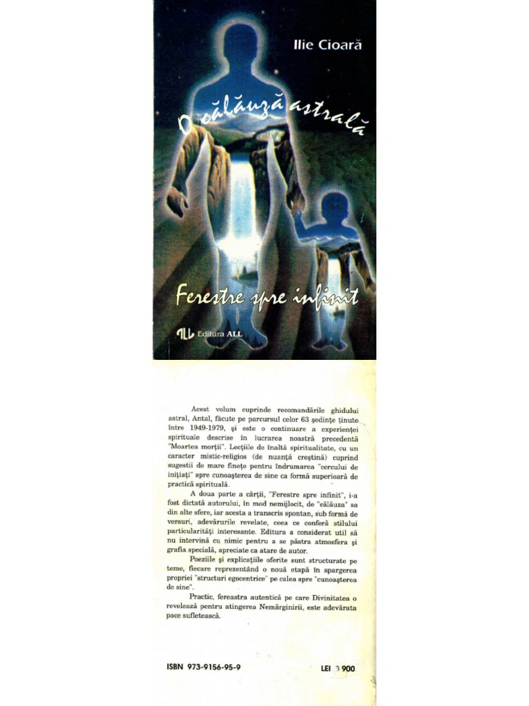 Ilie Cioara o Calauza Astrala Ferestre Spre Infinit Optimized | PDF