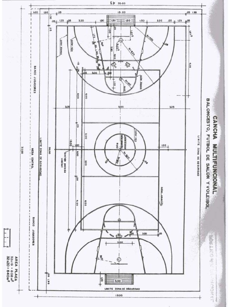 Cancha Multiple Coldeportes | PDF