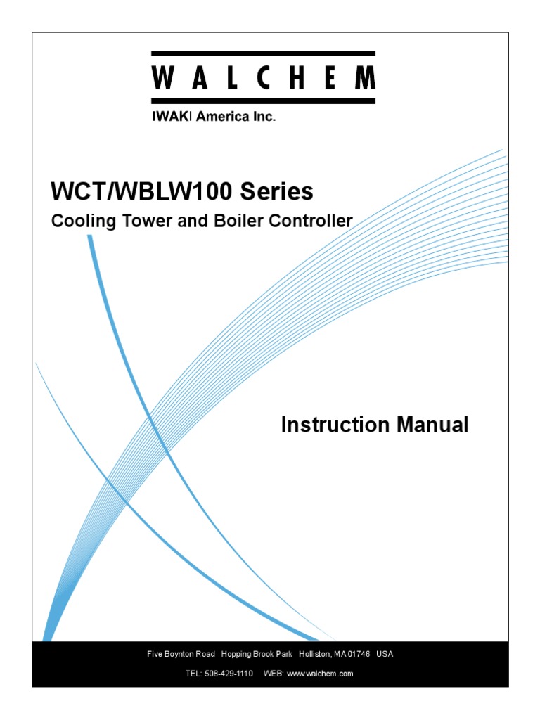 Walchem W100 CT-BL Manual | Download Free PDF | Switch | Valve