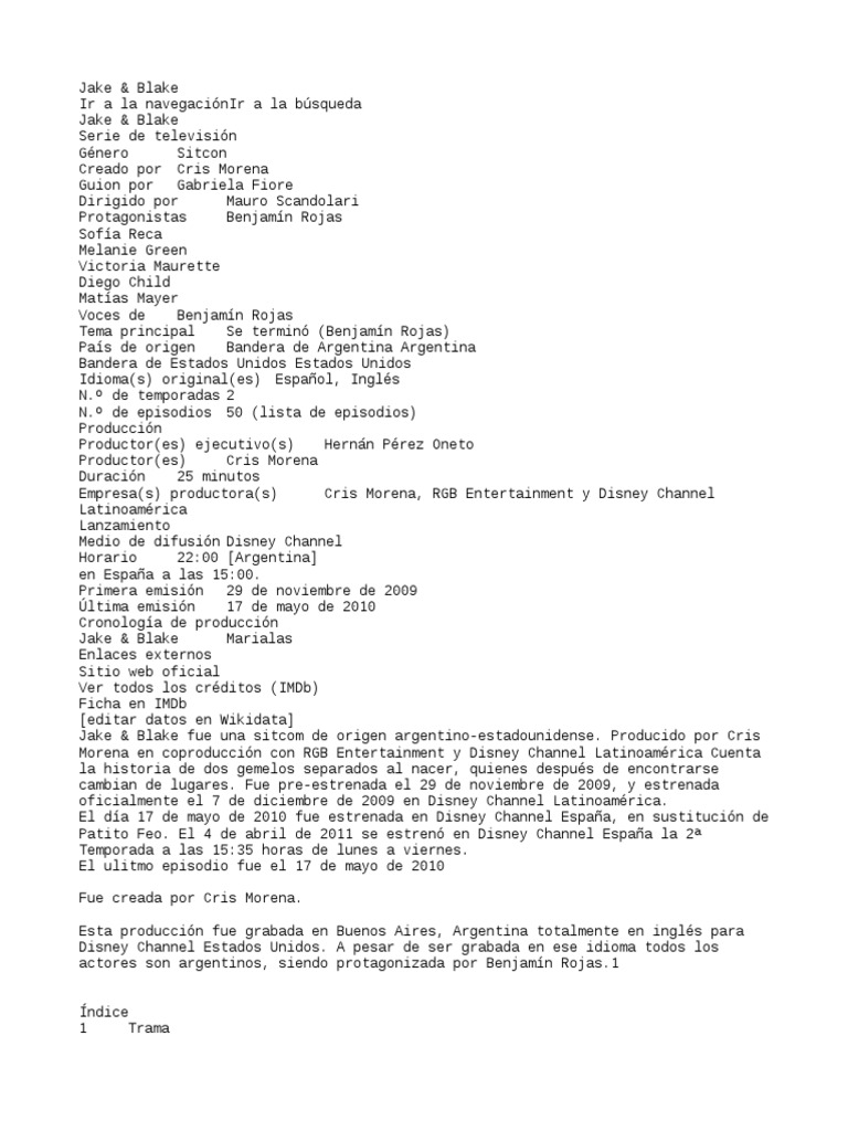 Jake & Blake | PDF
