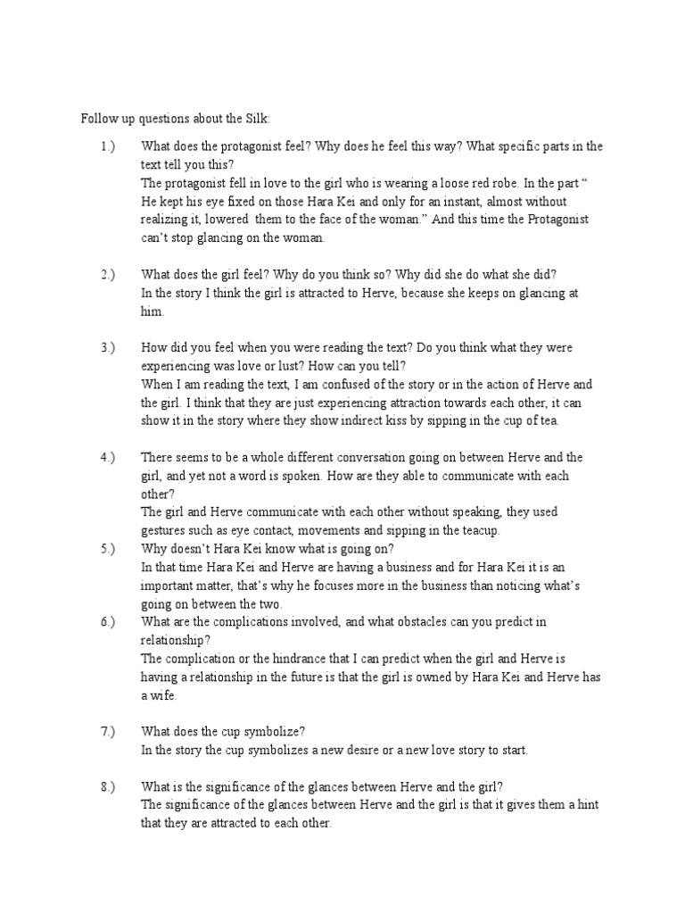 The Silk | PDF | Human Communication | Communication