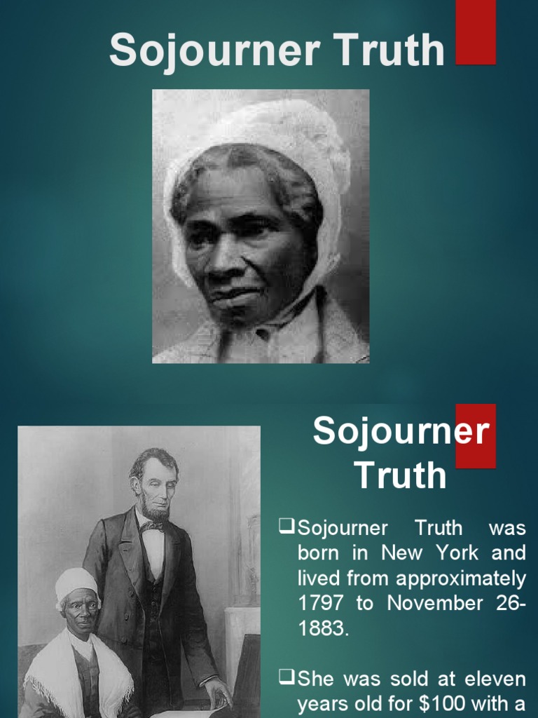 Sojourner Truth: Abolitionist & Activist | PDF