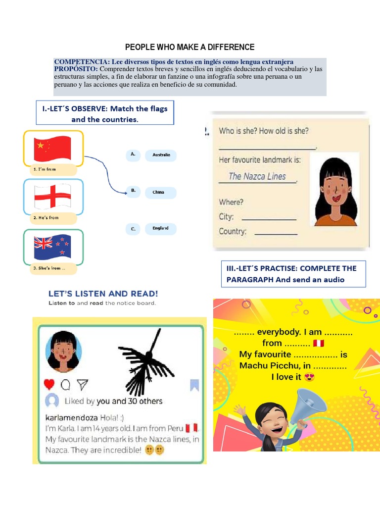 People Who Make A Difference | PDF