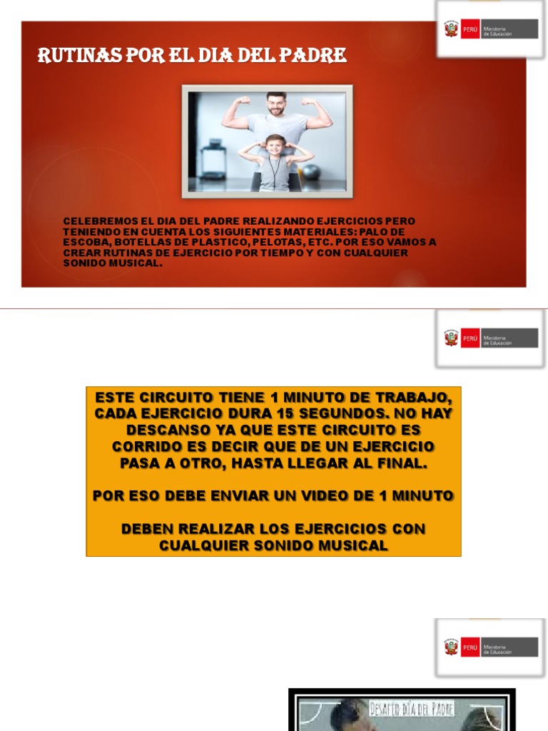 Ejercicios Divertidos para el Día del Padre | PDF