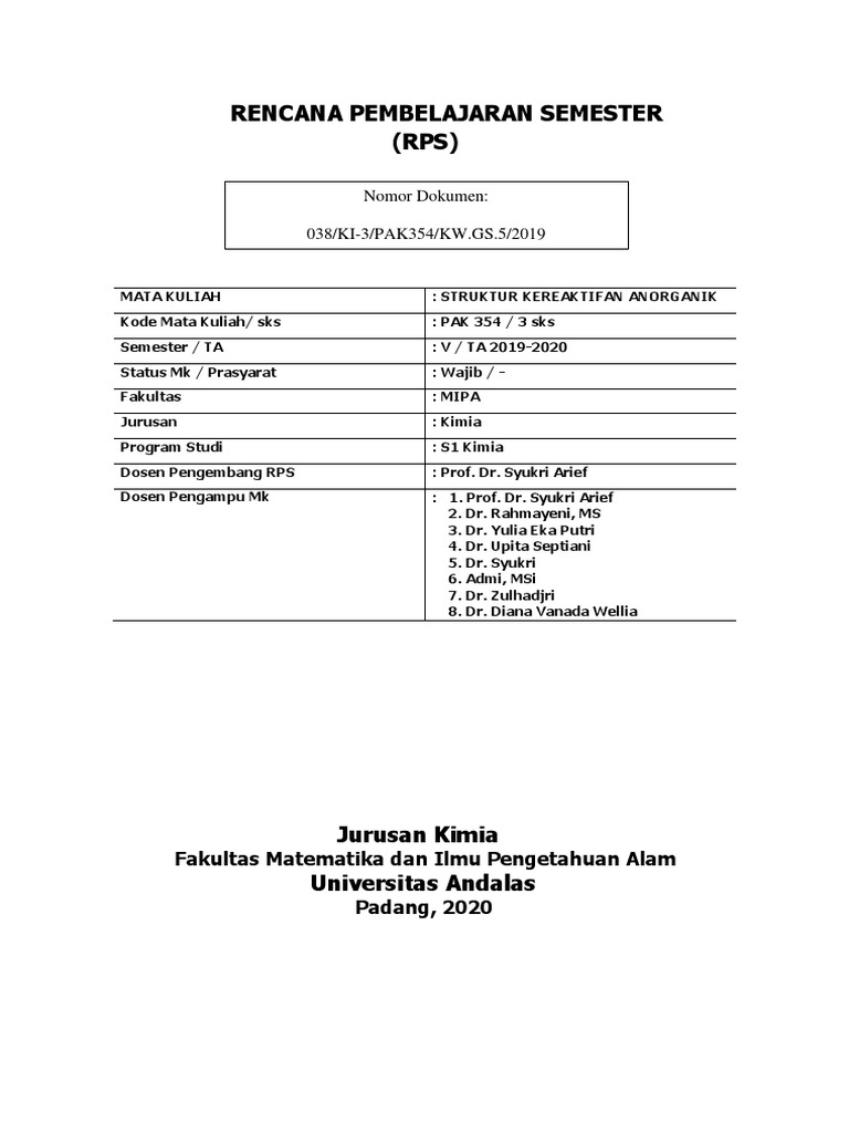 Struktur Kereaktifan Anorganik | PDF | Karier & Perkembangan | Sains & Matematika