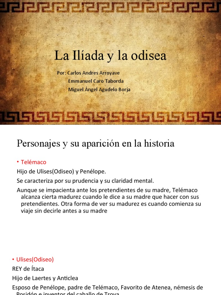 La Ilíada y La Odisea | PDF