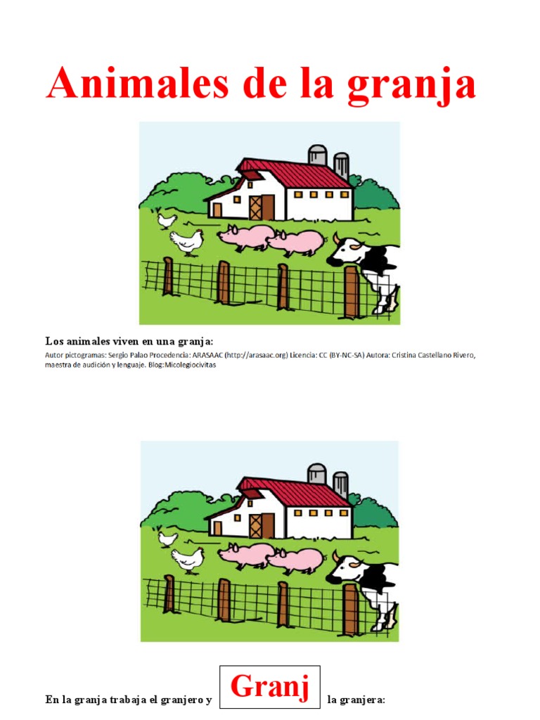 Animales de La Granja | PDF