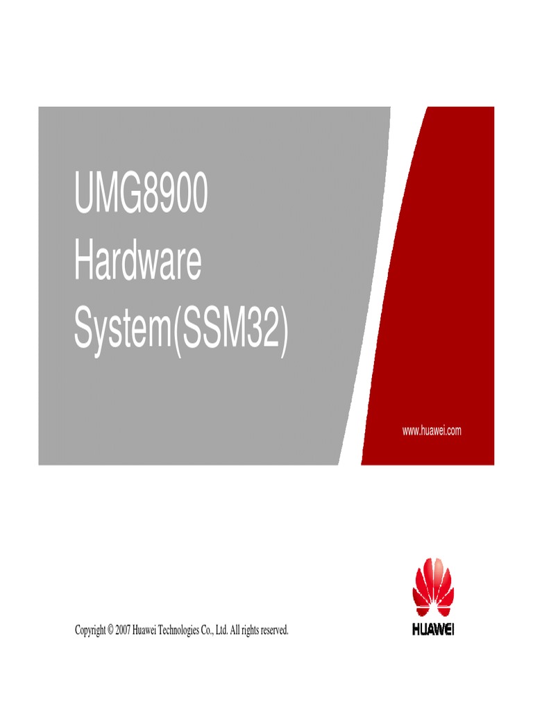 UMG8900 - Hardware System (SSM32) - PORTUGUES | PDF | Network Architecture | Internet Architecture