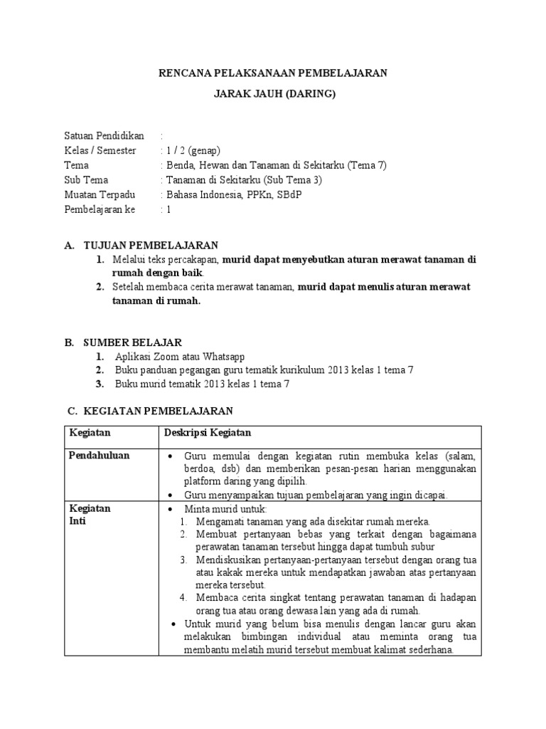 Contoh Modul Ajar Diferensiasi - Rev140821 | PDF