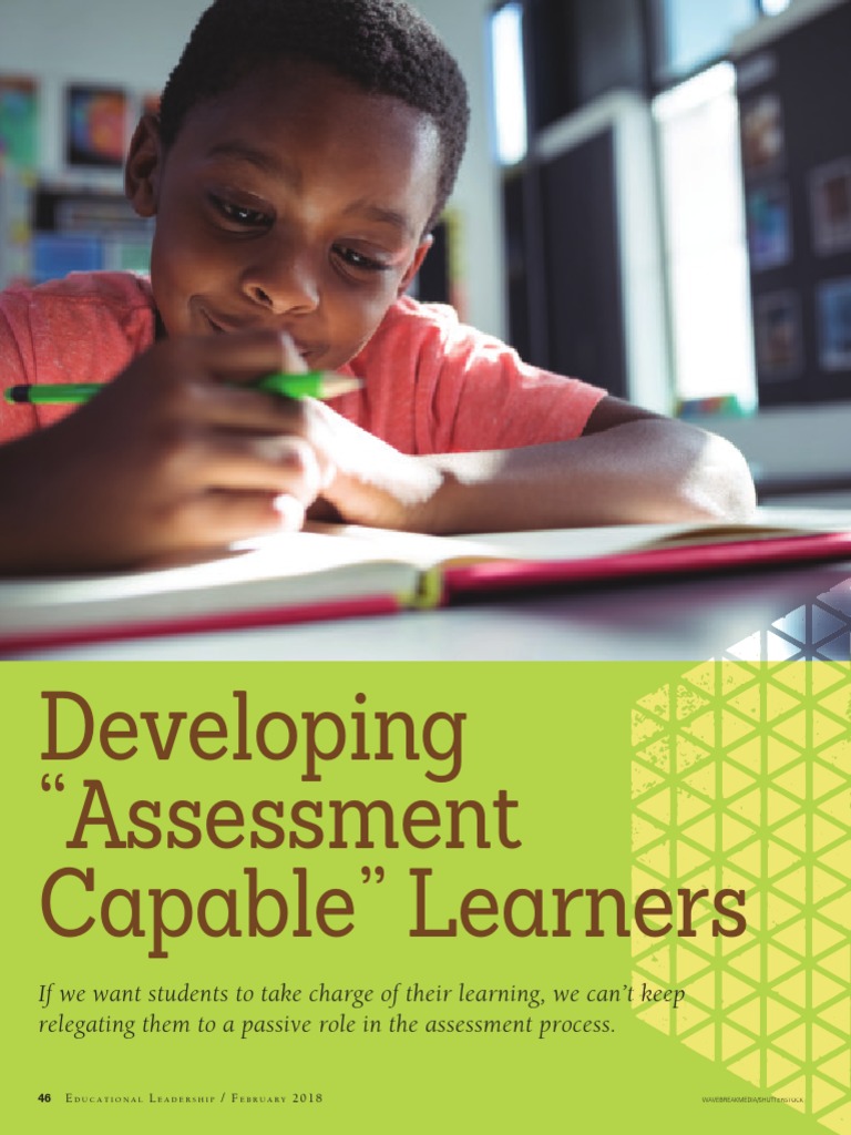 Developing Assessment Capable Learners | PDF | Educational Assessment ...