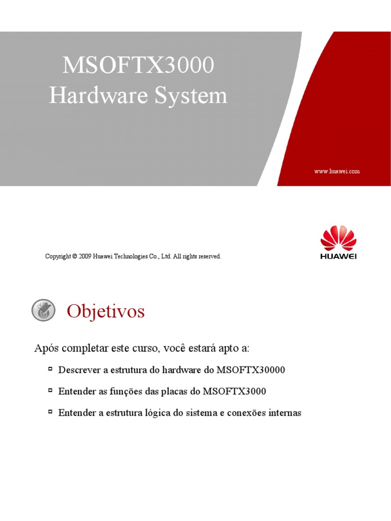 MSOFTX3000 (ATCA) - Hardware System Português | PDF | Physical Layer ...