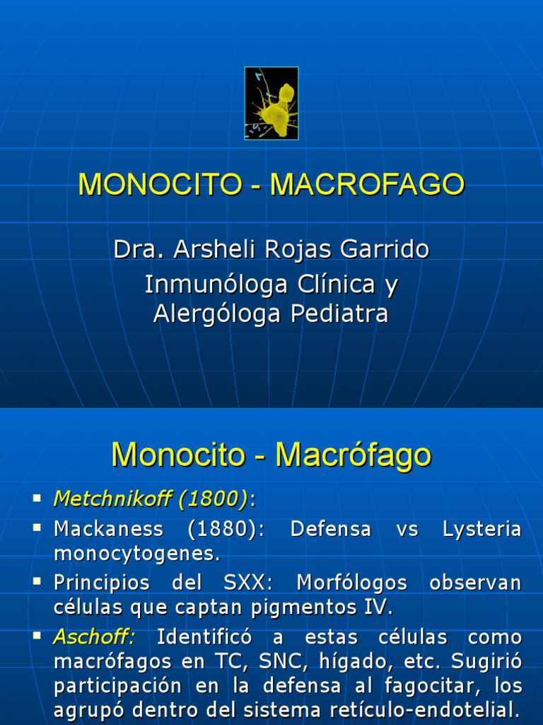 "Funciones y Tipos de Monocitos-Macrófagos" | PDF | Macrófago | Inflamación