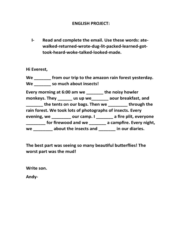English Project | PDF