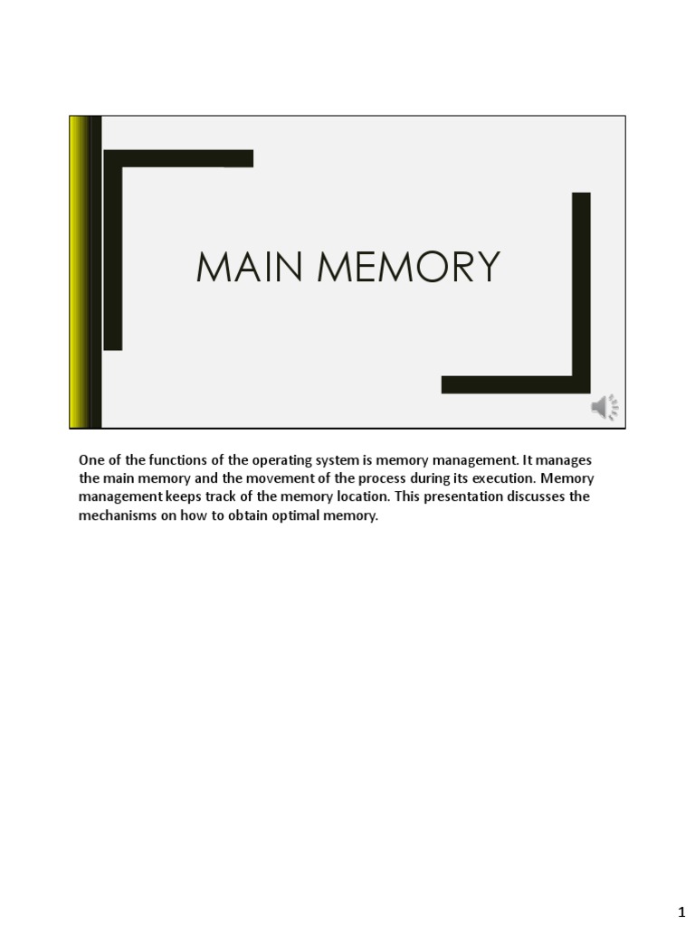 Memory Management | PDF | Library (Computing) | Computer Data Storage