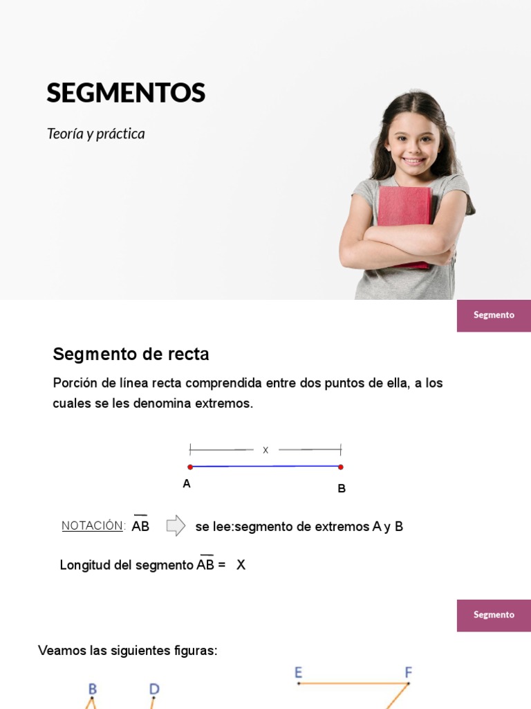 Teoría y Ejercicios sobre Segmentos | PDF | Geometría | Matemáticas