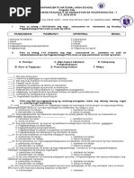 3rd Quarter Exam in Esp-7 | PDF