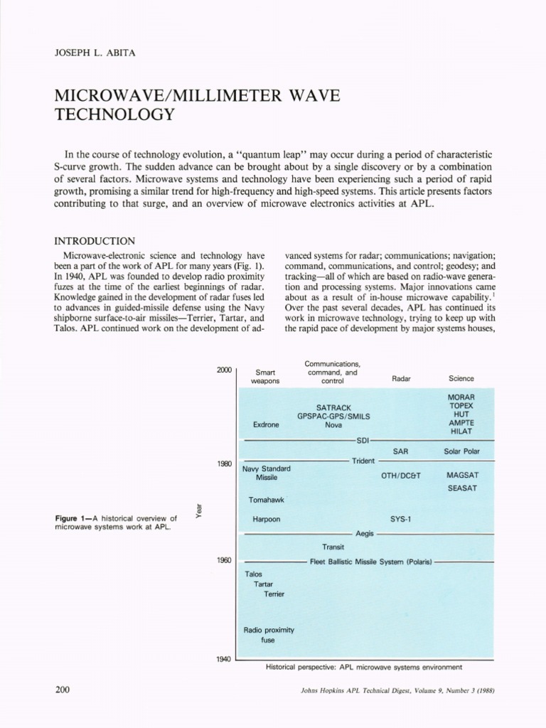 Microwave/Millimeter Wave Technology: Vanced | PDF | Microwave | Electronic Circuits