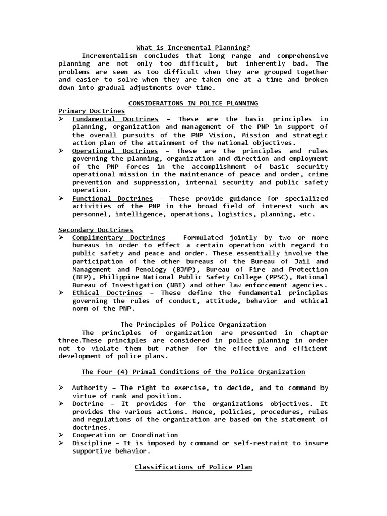 p3 Police Planning | PDF | Police | Applied Ethics