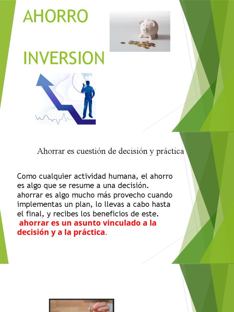 Ahorro Pdf Inversiones Ahorro