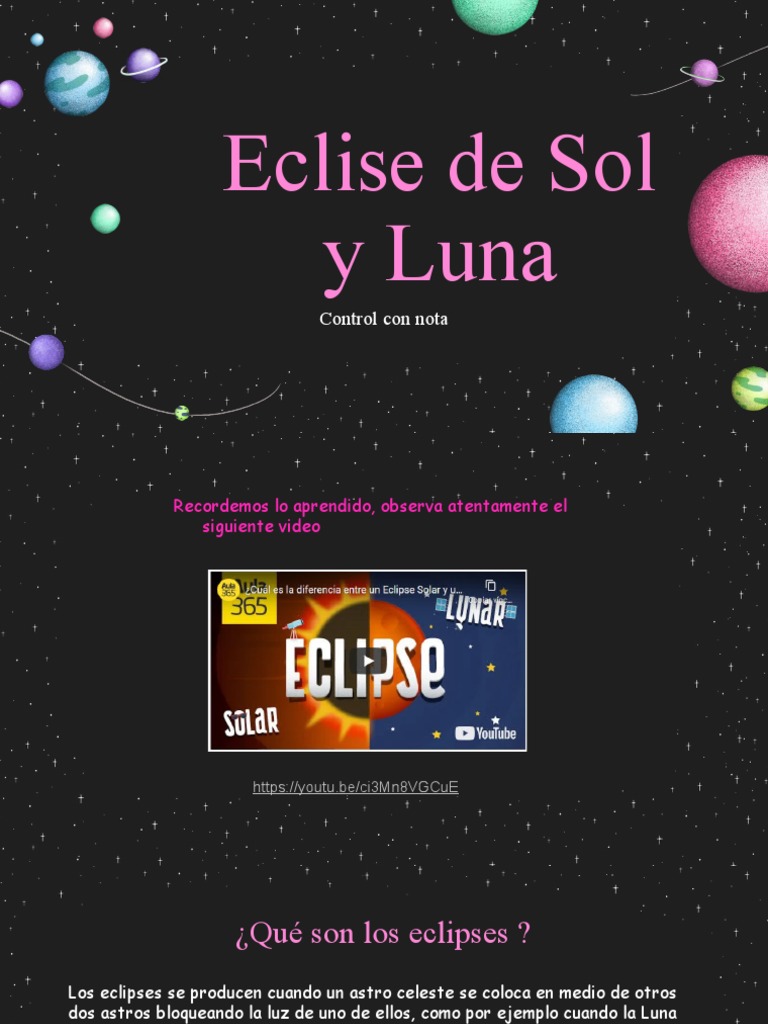 Eclipses de Sol y Luna | PDF | Eclipse solar | Luna