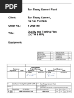 Sample Template Itp For Piping Fabrication and Installation | PDF ...