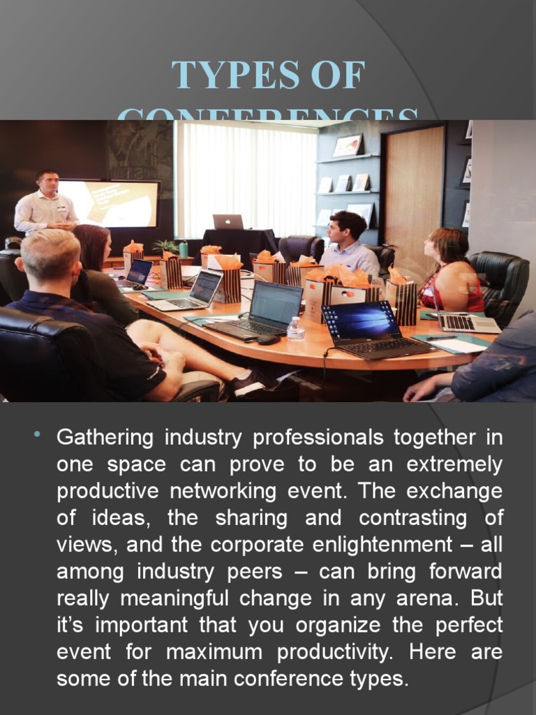 Types of Conferences | PDF | Board Of Directors | Entertainment