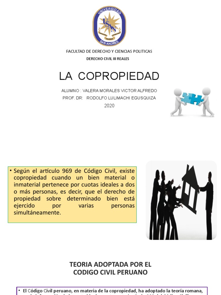 La Copropiedad en el Derecho Civil | PDF | Condominio | Propiedad