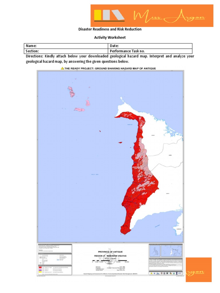 Disaster Readiness and Risk Reduction Activity Worksheet | PDF