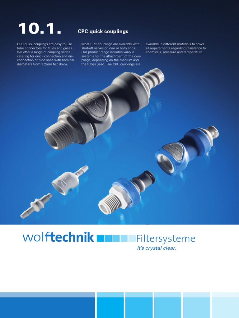 1001 CPC-Quick Couplings | PDF | Pipe (Fluid Conveyance) | Manufactured ...