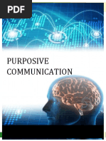 Purposive Communication - Learning Module | PDF | Nonverbal Communication | Cross Cultural ...