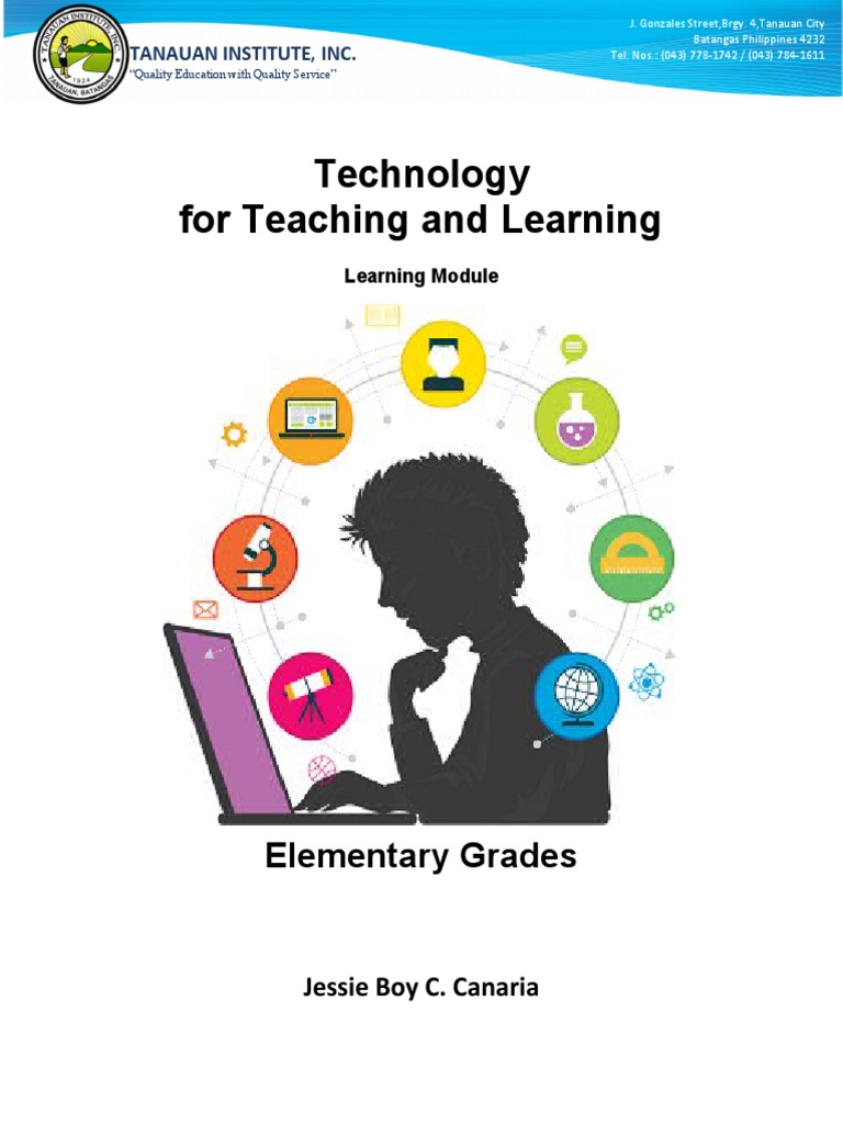 Technology For Teaching and Learning: Elementary Grades | PDF | Project ...