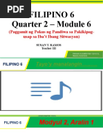 Grade 6 FILIPINO - WEEK 2 | PDF