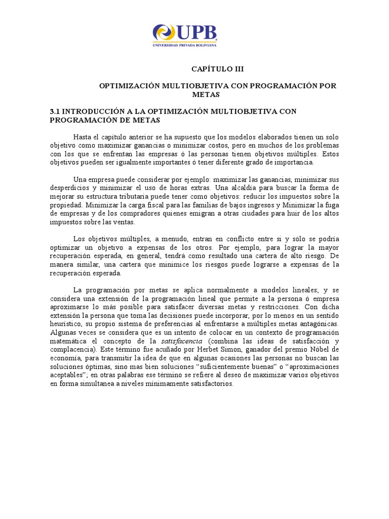 Microsoft Word - Programaci N Por Metas | PDF
