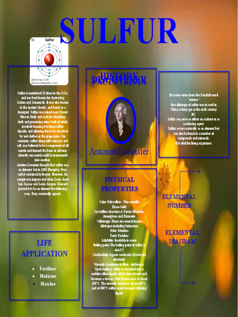 Sulfur | PDF | Sulfur | Chemical Compounds