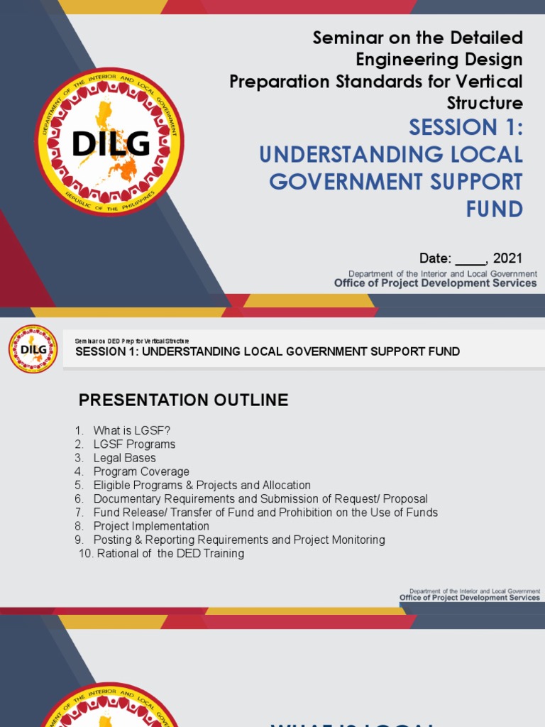 Session 1: Understanding Local Government Support Fund | PDF | Salary ...