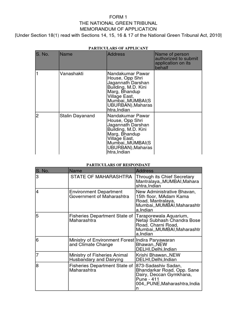 NGT Documents Ngtform 2704138003762020 Application | PDF | Aquaculture ...