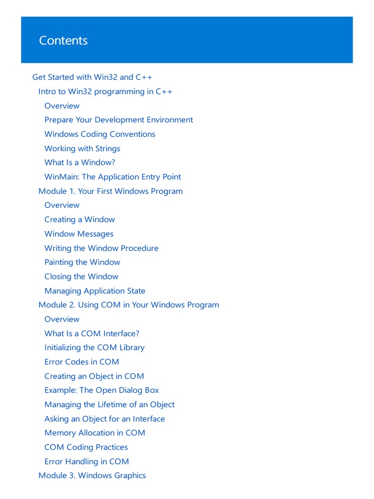 Get Started With Win32 and C++ | PDF | Pointer (Computer Programming) | Boolean Data Type