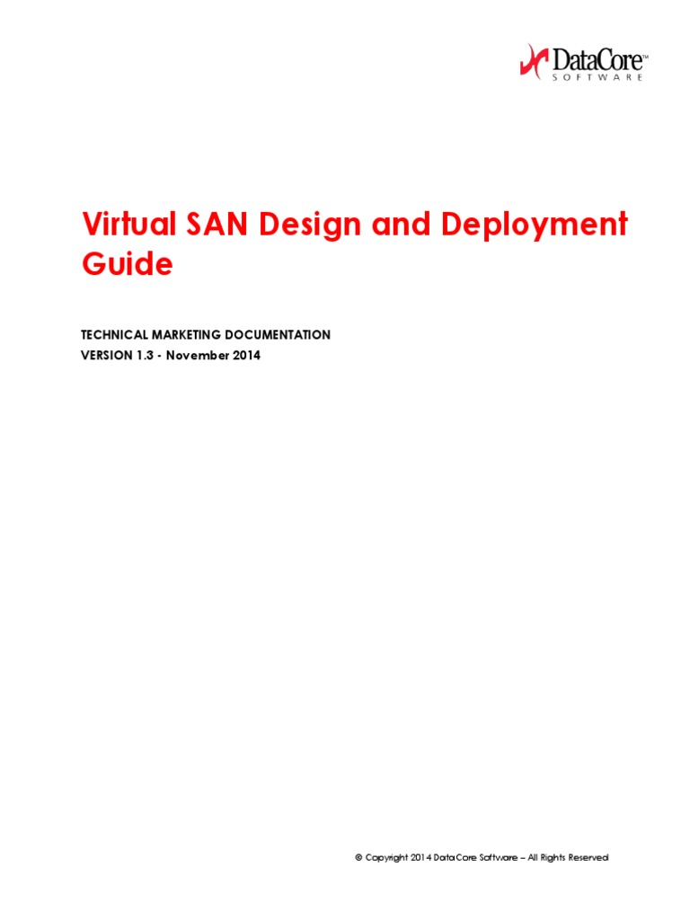 Datacore Virtual San Design Guide | PDF | Computer Network | Hyper V