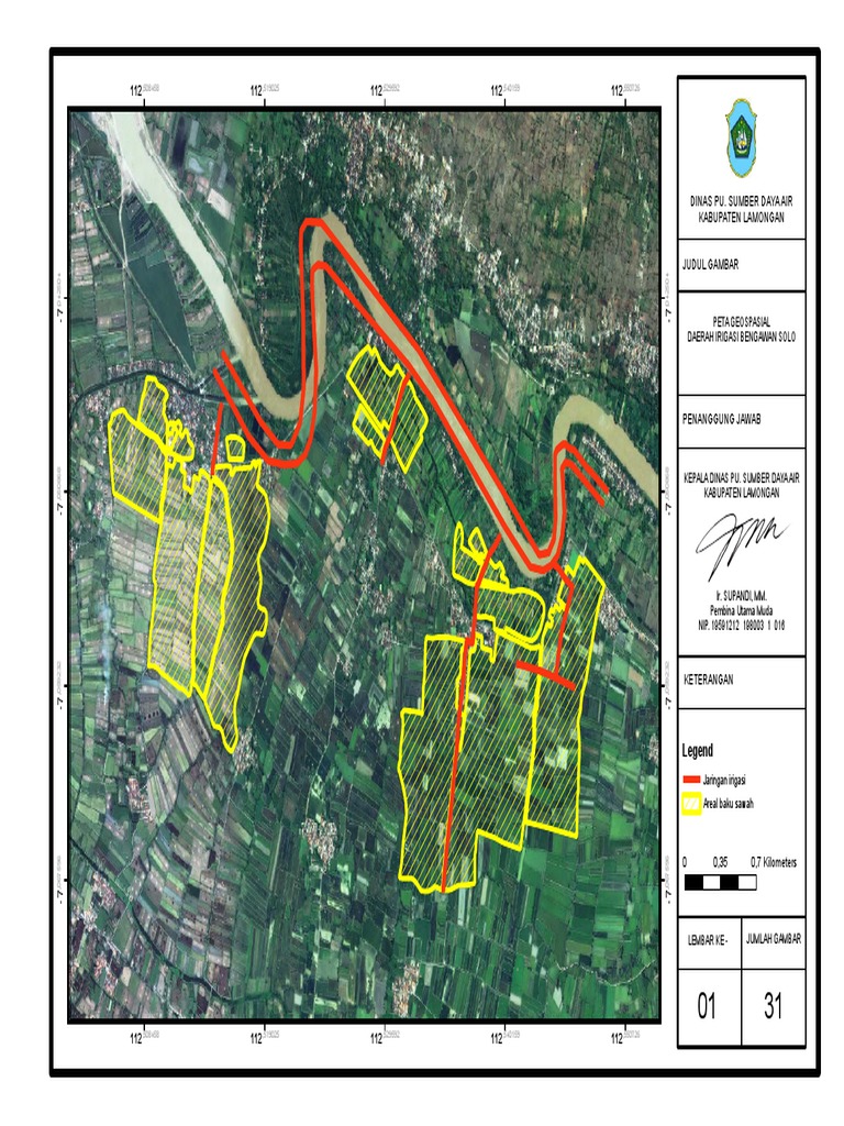 02 - Peta Geospasial Kab Lamongan | PDF