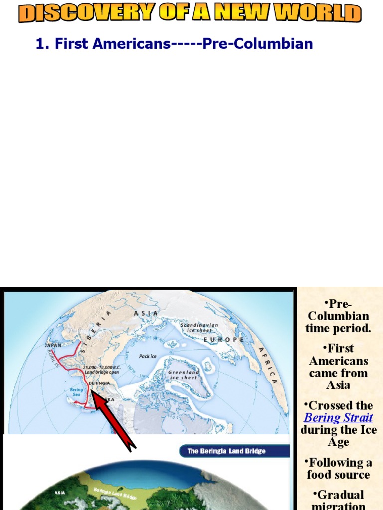 Discovery and Settlement of A New World | PDF | Spanish Empire ...