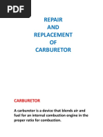 Chart - Carburetor Quick Reference PDF | PDF