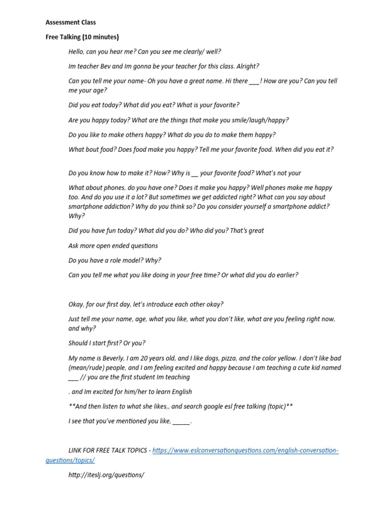 Assessment | PDF | Cognition | Communication