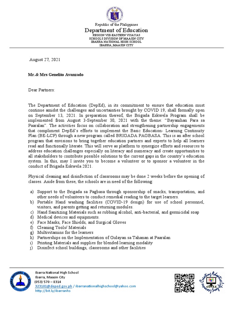 Sample Invitation For BE | PDF