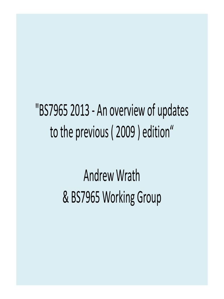 Guide BS7965 | PDF | Flow Measurement | Metre