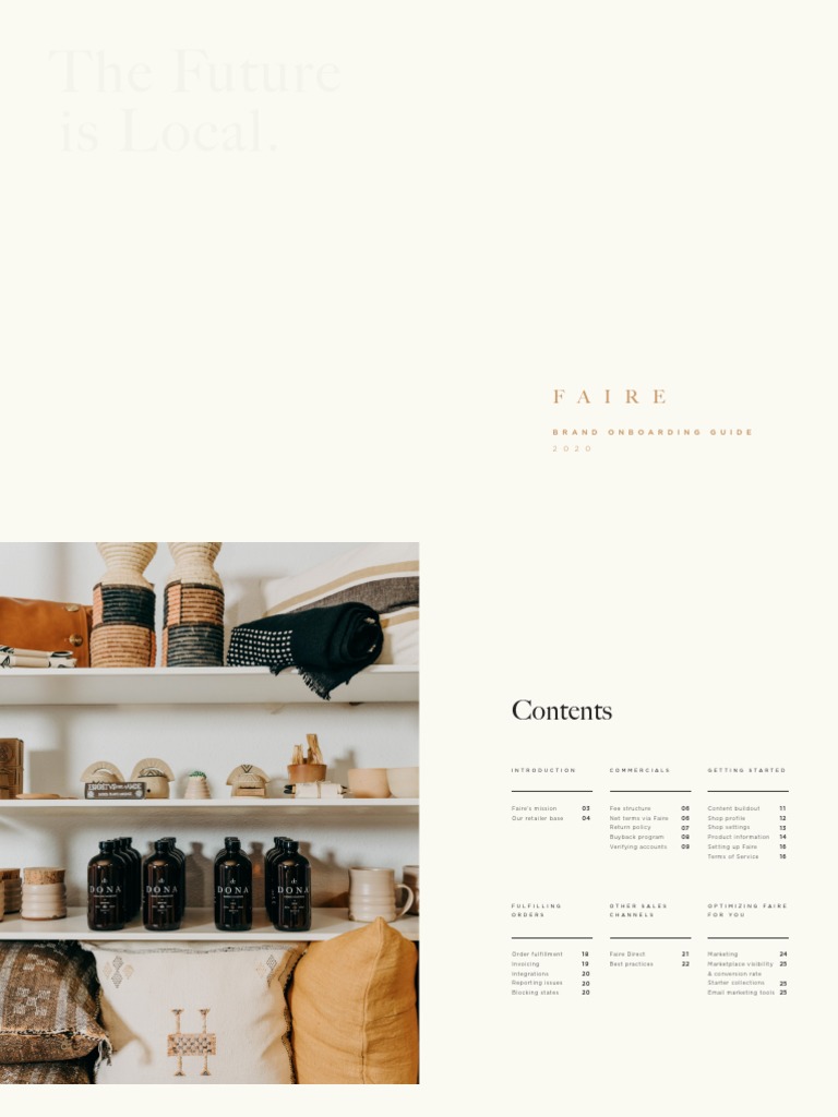The Future Is Local.: Faire | PDF | Retail | Credit