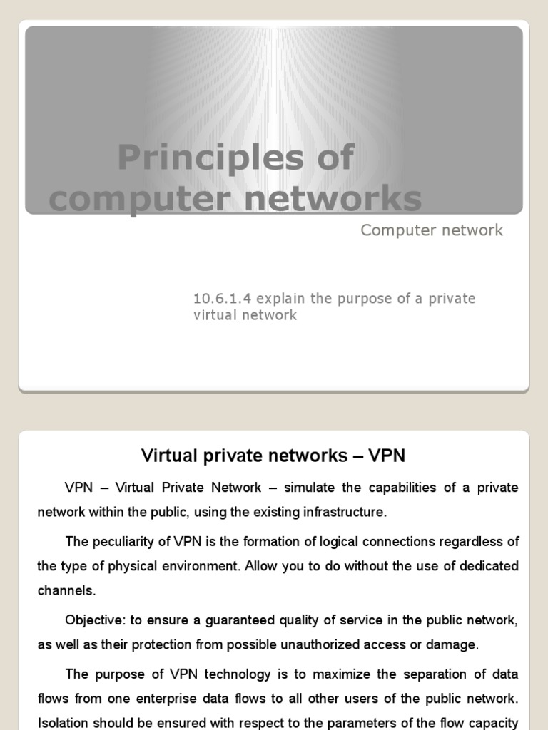 The Principles of Computer Networks 3 | PDF | Computer Network ...