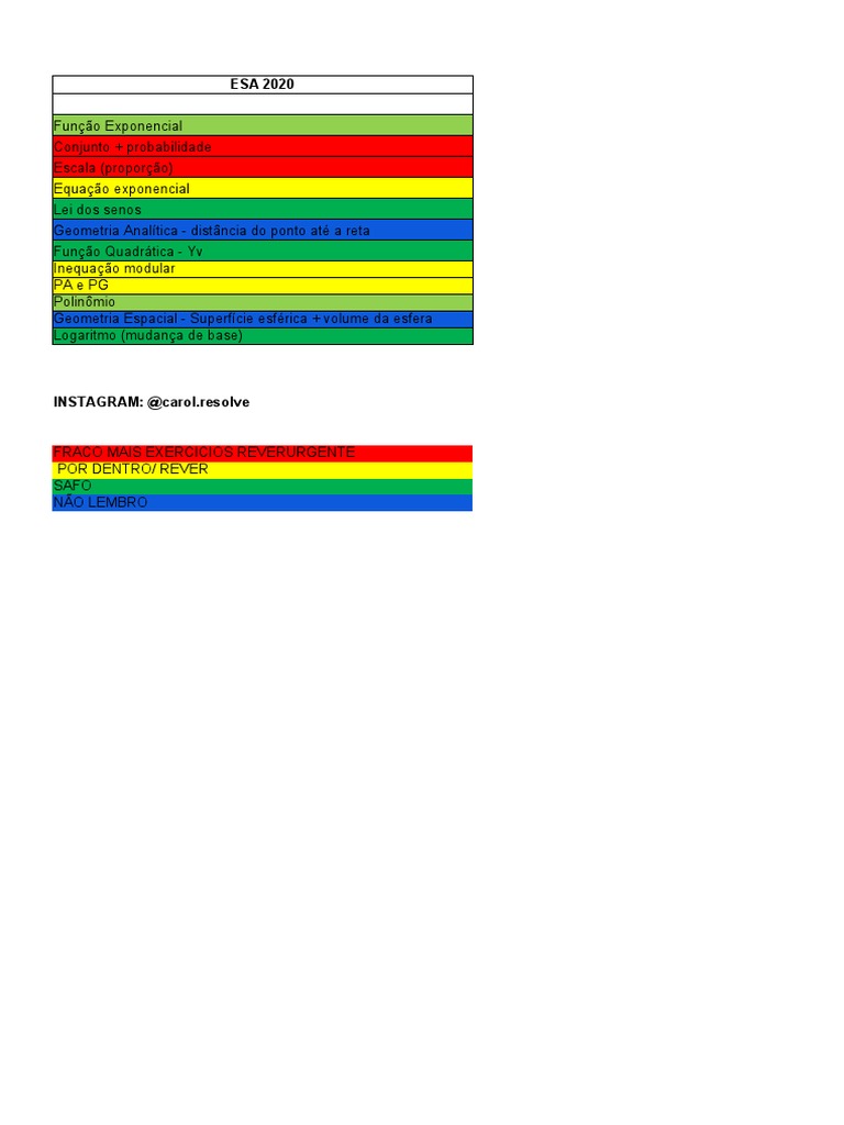 Esa - Provas Anteriores | PDF