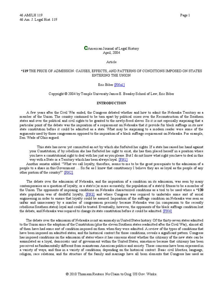 Price of Admission by Eric Biber (2004) Article of American Journal of ...