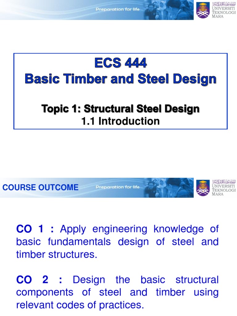 1.1 Introduction of Steel Structure | PDF | Steel | Strength Of Materials