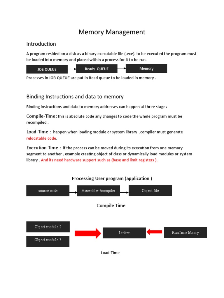 Memory Management | Download Free PDF | Computer Data Storage | Library (Computing)